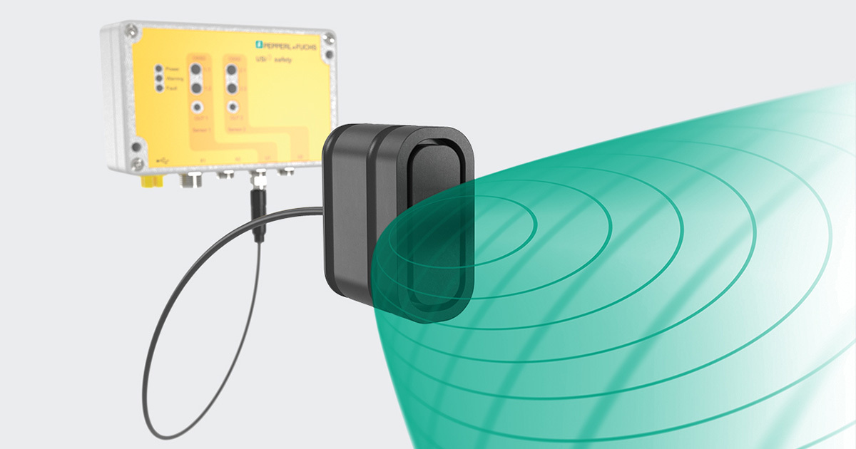 USi-safety® Ultraschallsensorsystem sicher bis Kategorie 3 PL d
