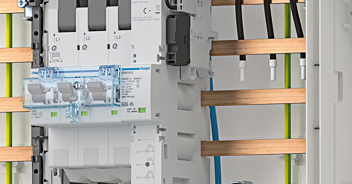 Überspannungsschutz: Das perfekte Trio von Hager