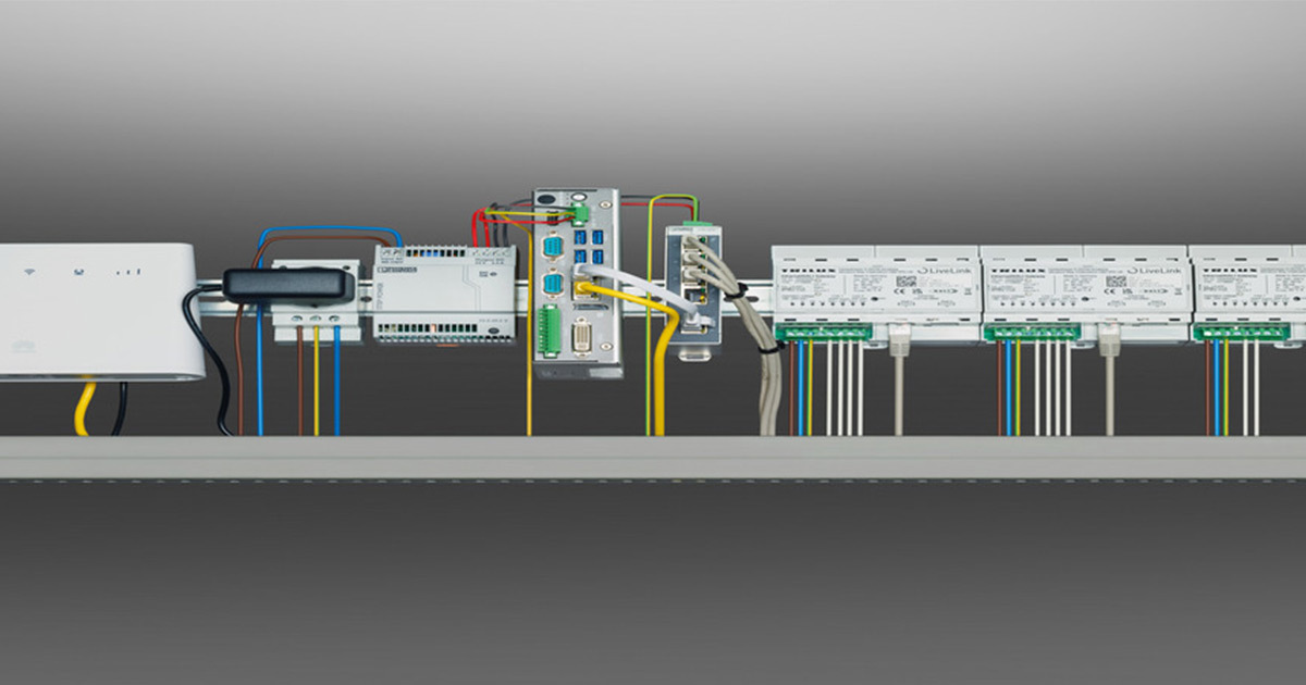Smartes Lichtmanagement passt jetzt auf die Hutschiene - Trilux